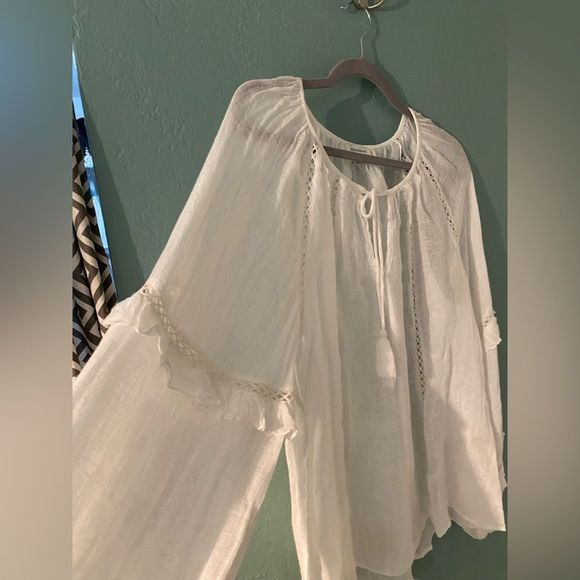 Sundance | Tops | Nwotsundance Linen Bohostyle Tunic Top Size M | Poshmark